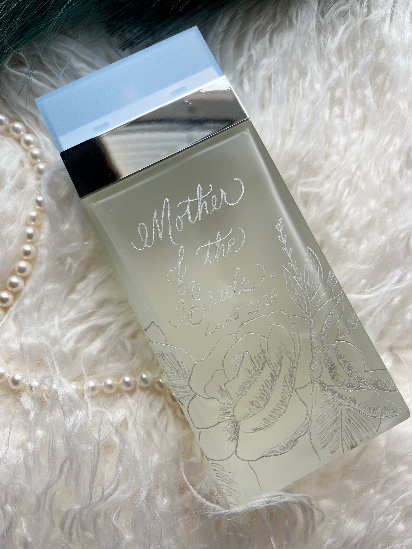 Personalized Engraved Perfume Bottle, Mother of the Bride Gift, Mother ...