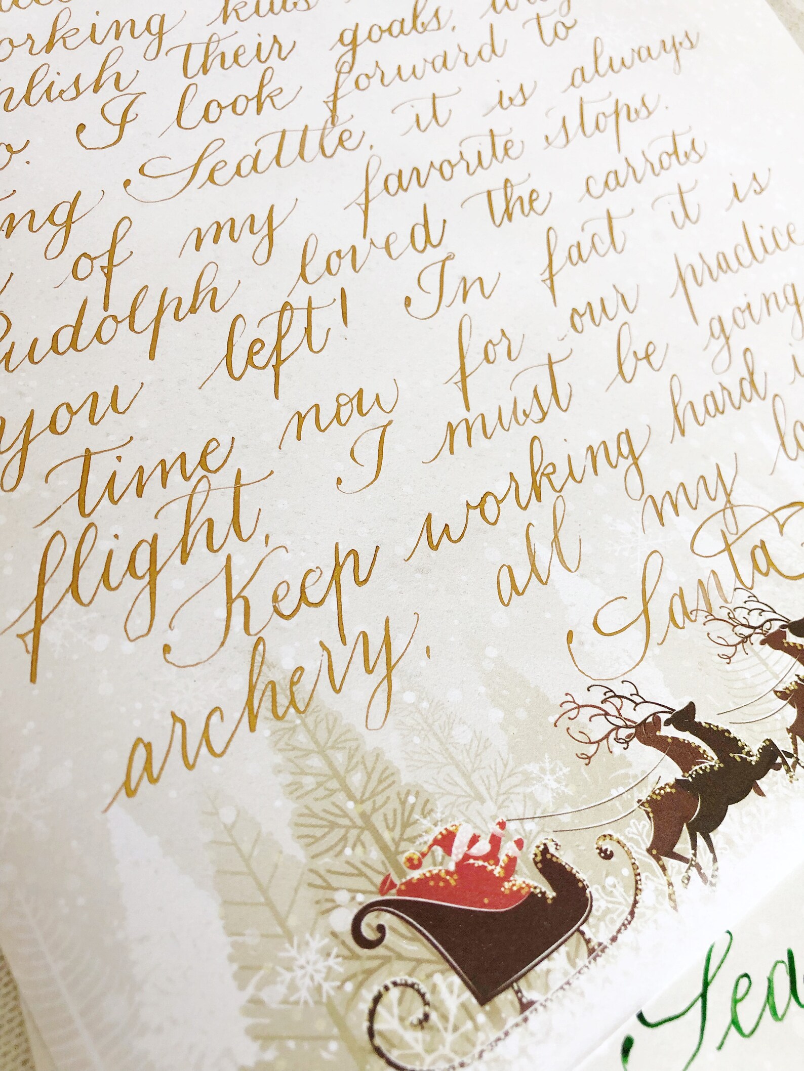 Authentic Santa Letter Hand Written | Christmas Eve Letter | Letter ...