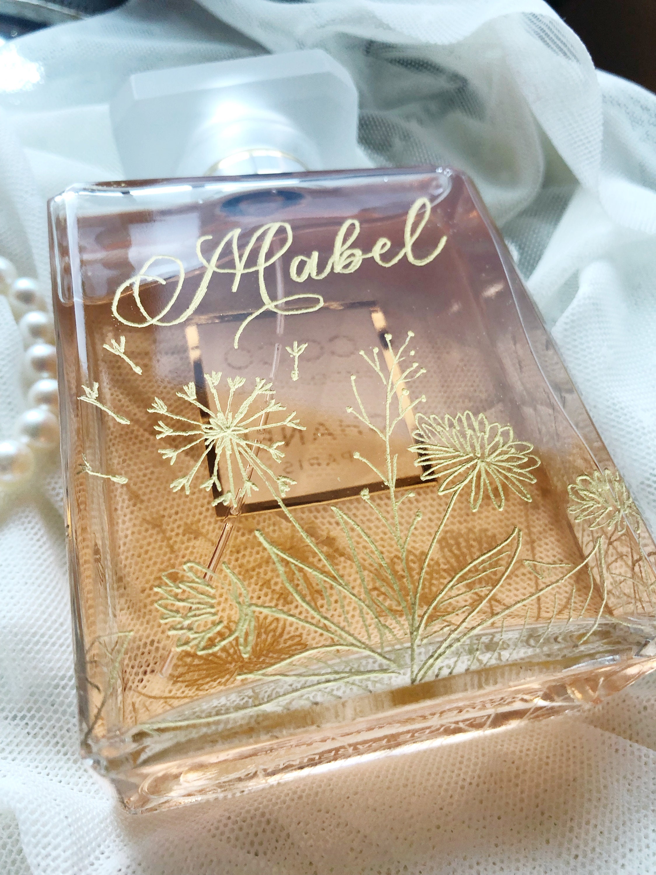 Engraved Perfume Bottle | Custom Perfume Bottle | Mother of the Bride ...