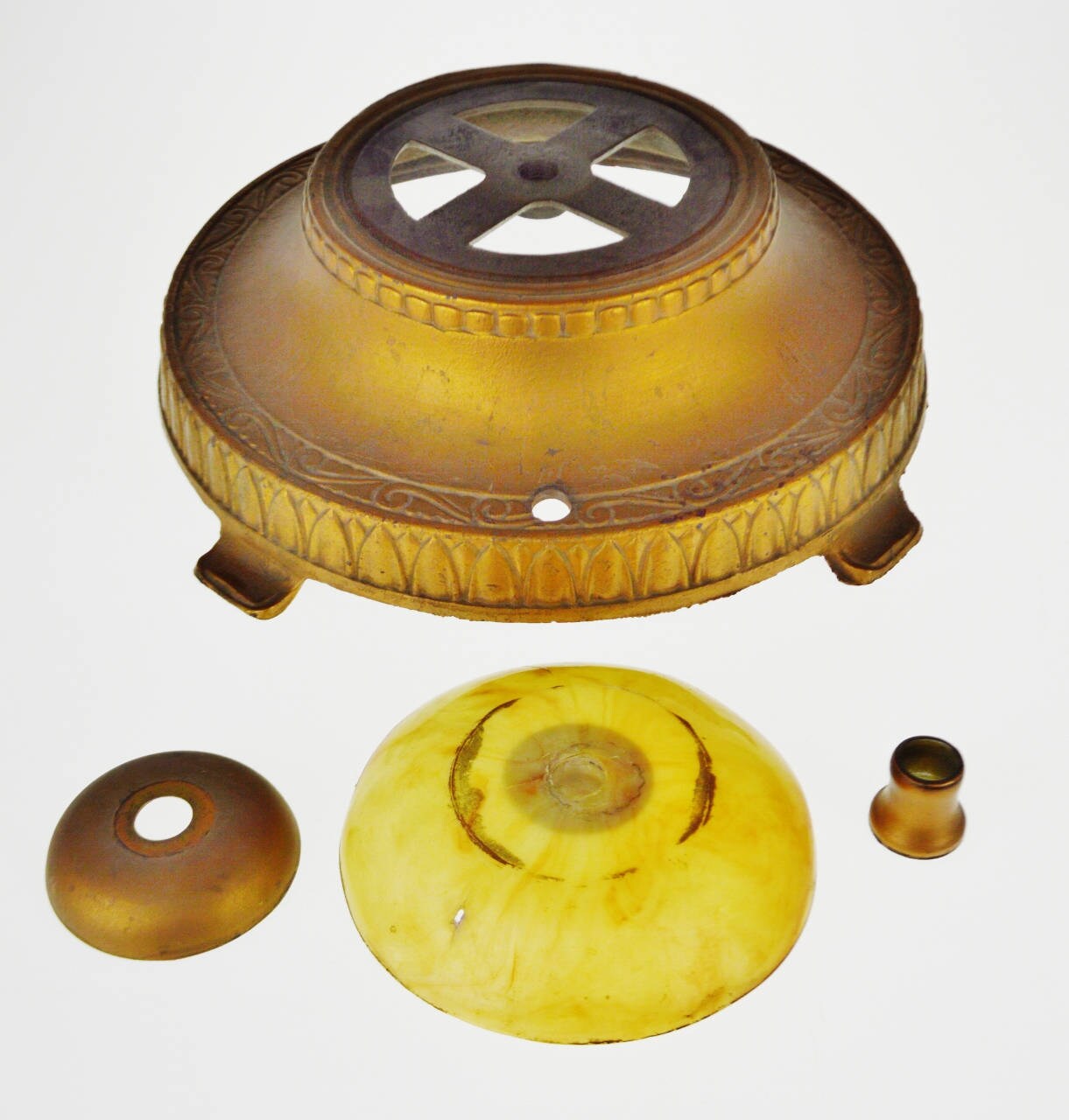 Vintage Floor Lamp Parts, Bases, Articulating Socket, Goose Neck Bridge ...