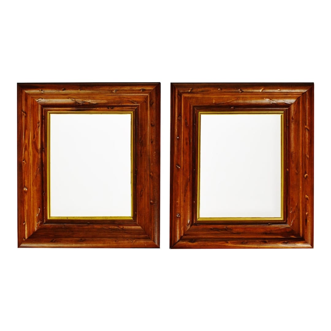 Vintage Wood Picture Frames A Pair - Etsy