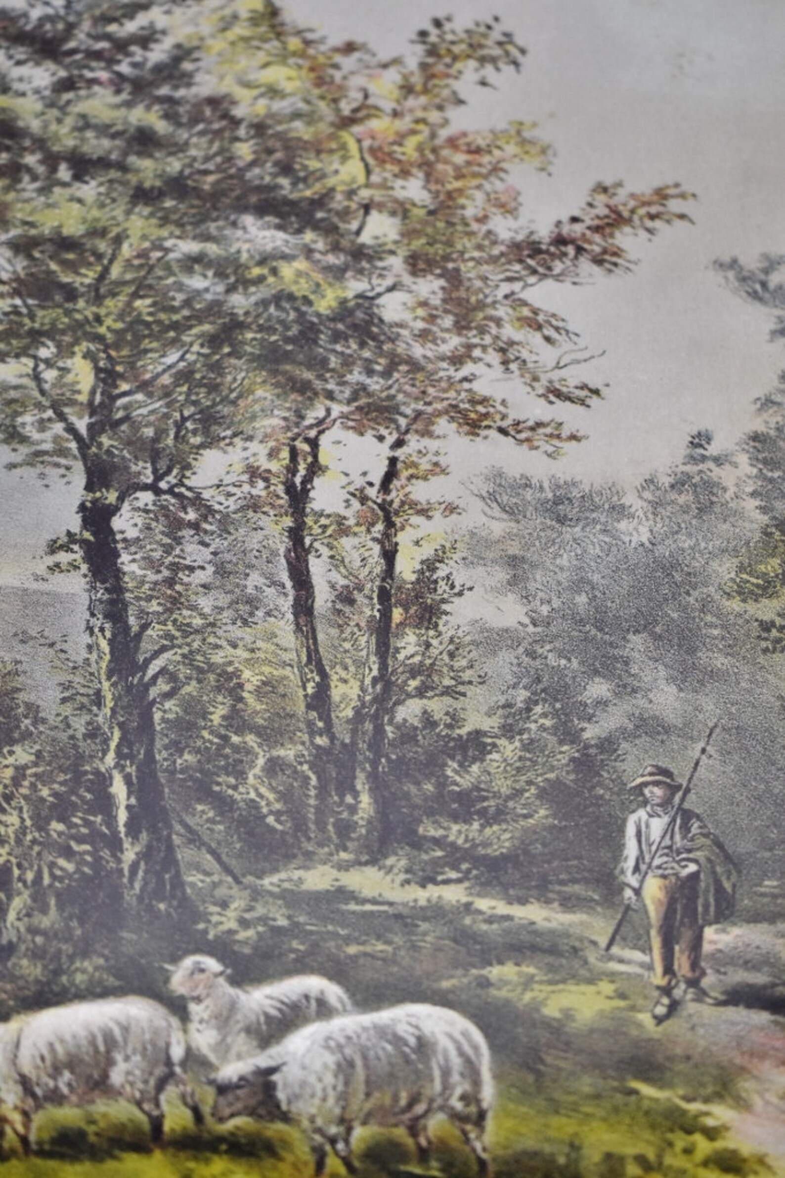 Vintage Nicely Framed Country Landscape Scene Print MAKE FAIR OFFER - Etsy