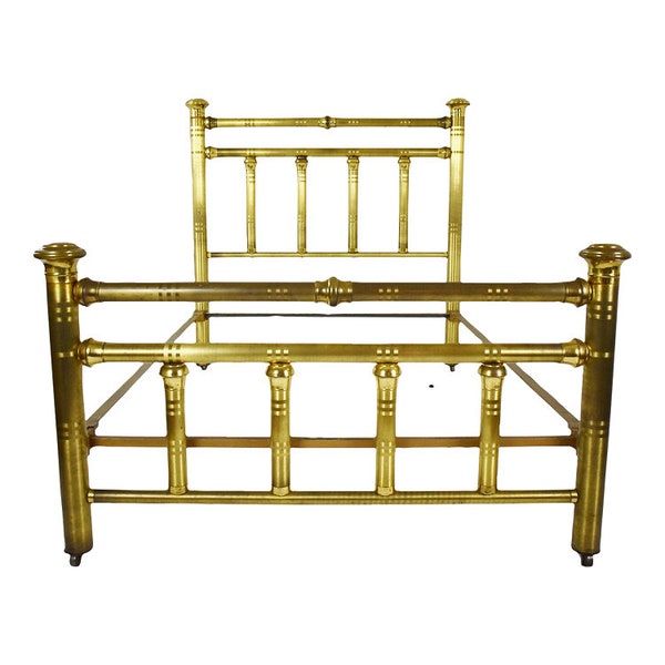 Queen Brass Bed - Etsy