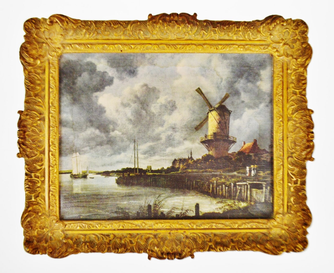 Vintage Gilt Framed Dutch Masters Style Canvas Prints A Pair - Etsy