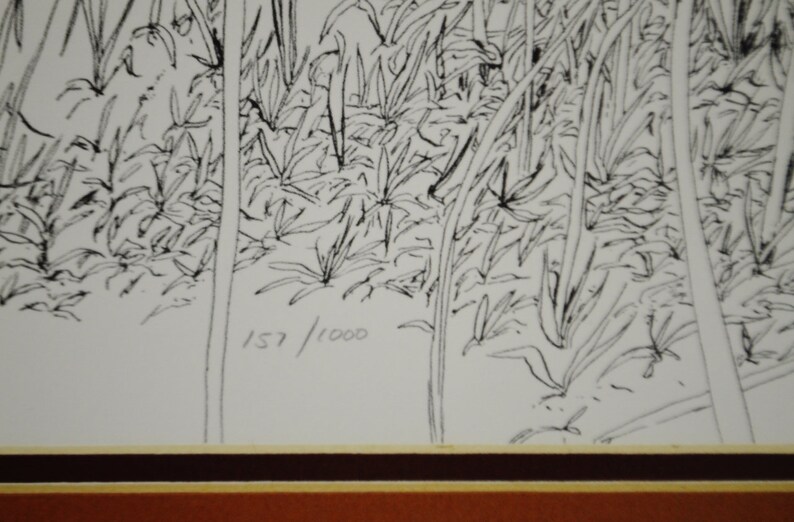 Vintage Framed Steve Leonardi Signed Lithograph Canada Geese - Etsy