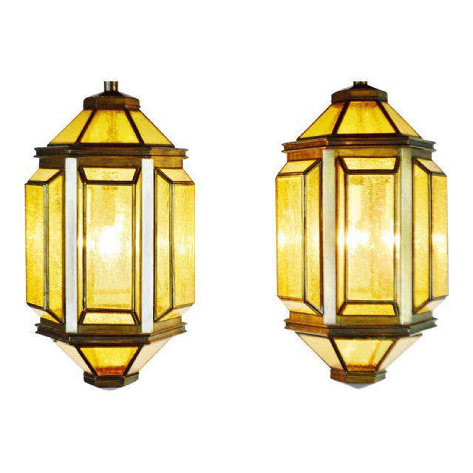 Pair of MCM Mid Century Modern Ceiling Light Fixtures - Etsy