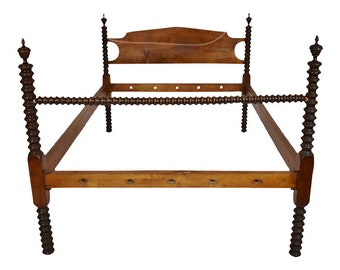 Antique Spindle Spool Bed - Etsy