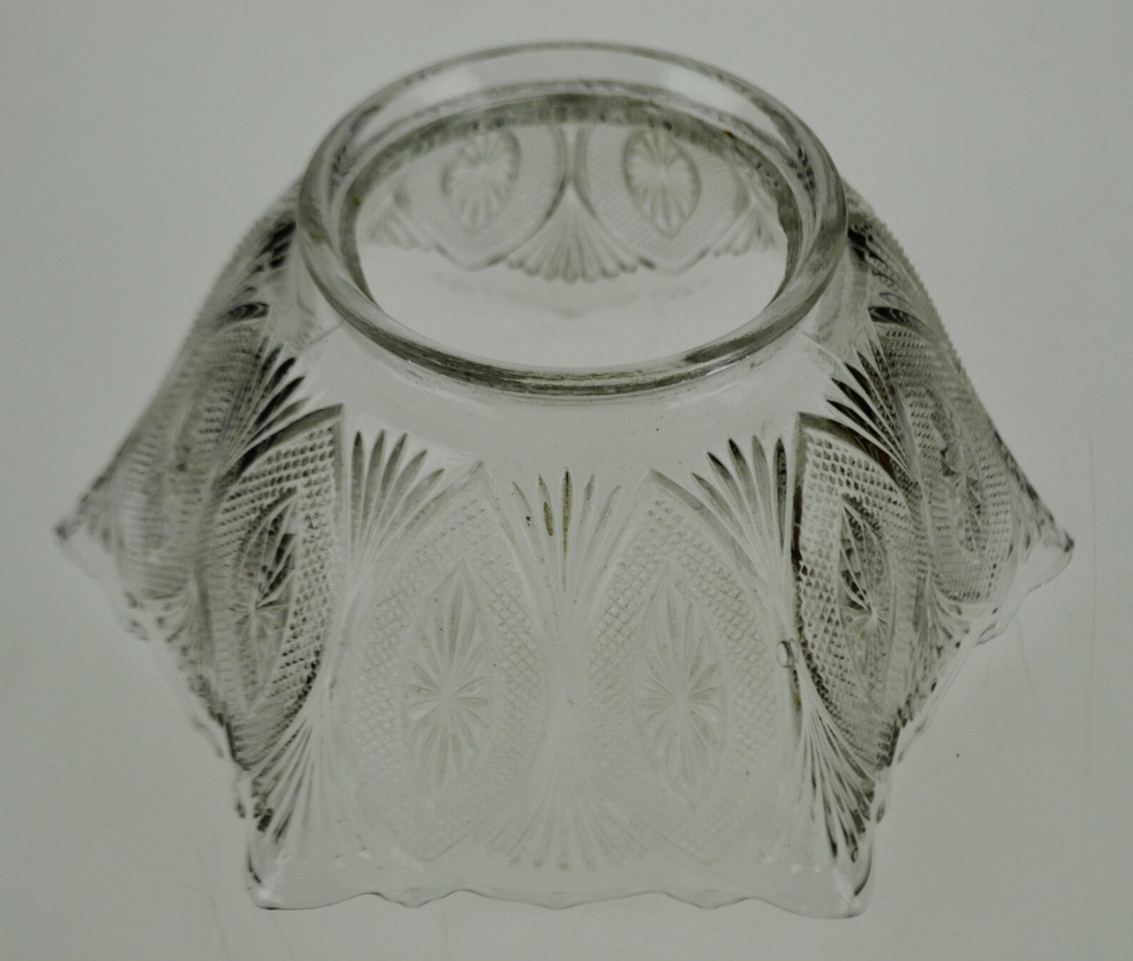 Victorian Style Pressed Glass Gas Light Shade - Etsy