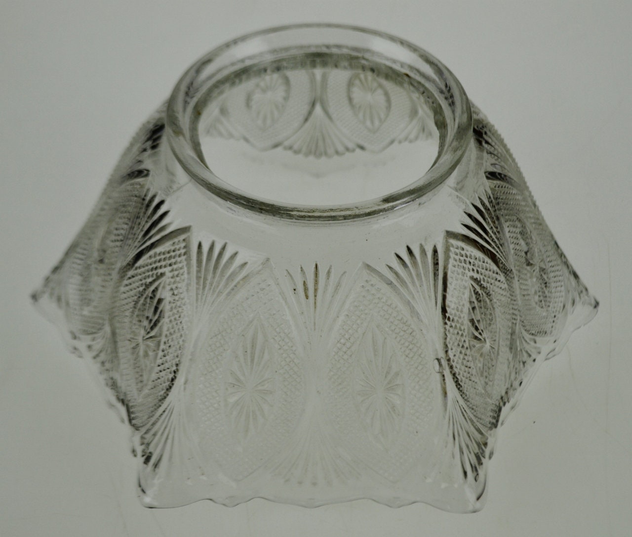 Victorian Style Pressed Glass Gas Light Shade - Etsy