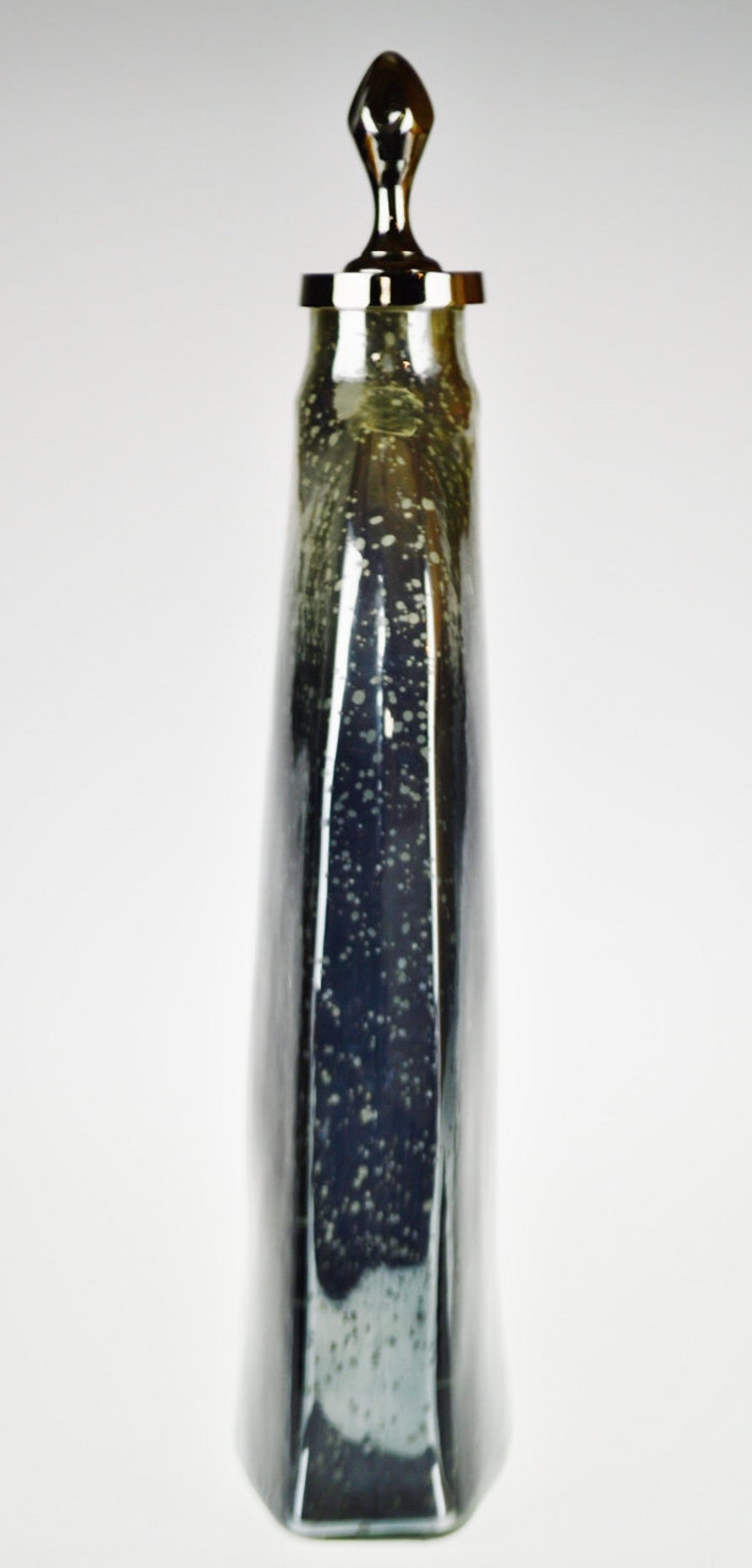 Vintage Mercury Glass Style Decorative Vase With Topper MAKE FAIR OFFER ...