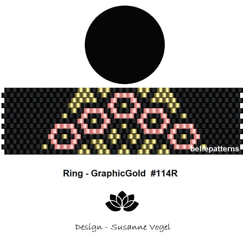 Peyote patternpdf-download 114RDIYbeading pattern | Etsy