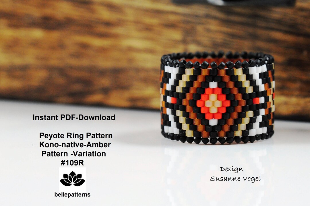 Peyote Patternpdf-download 109rdiybeading Patternbeading - Etsy