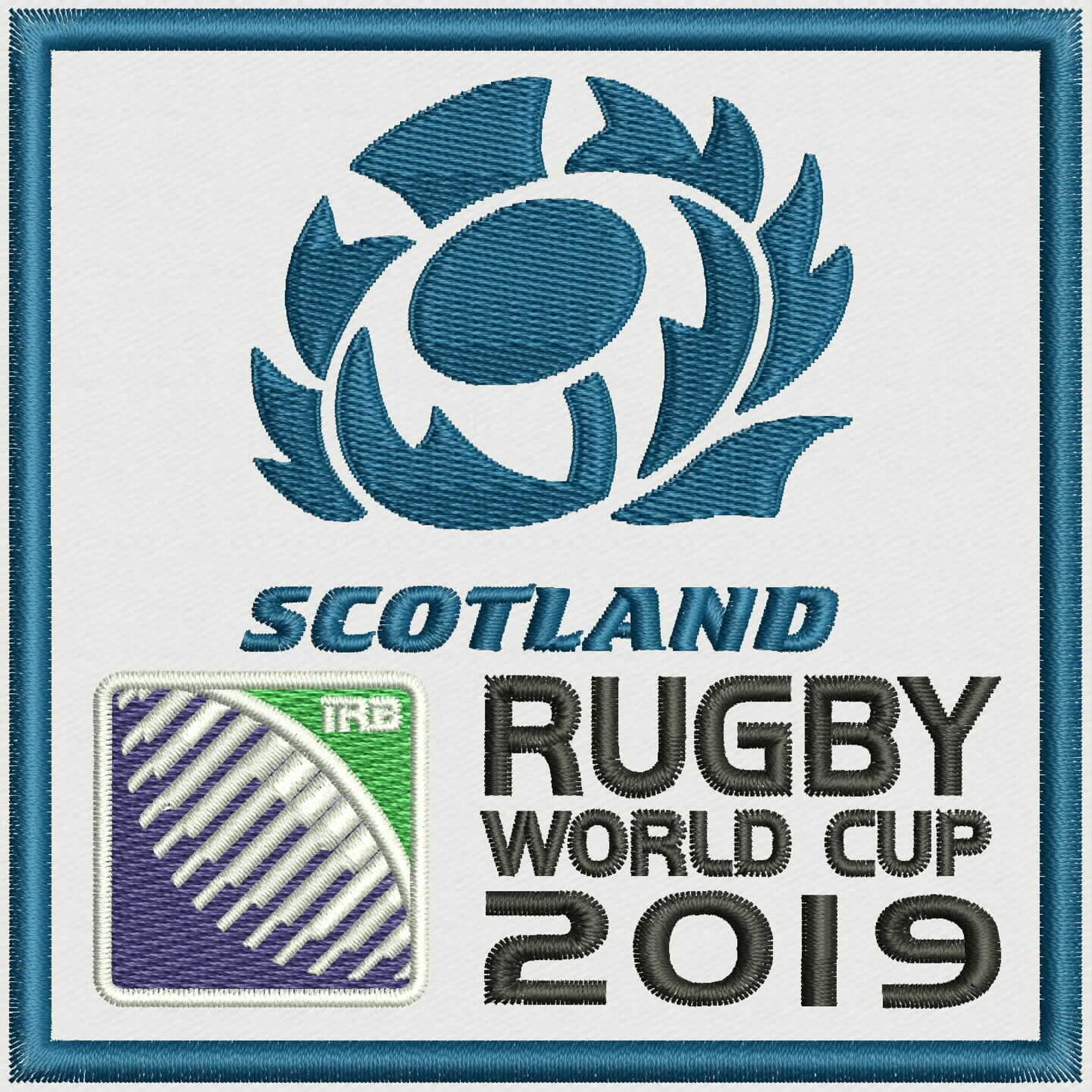 Scotland Rugby Team Logo Embroidery Design 4x4 and - Etsy