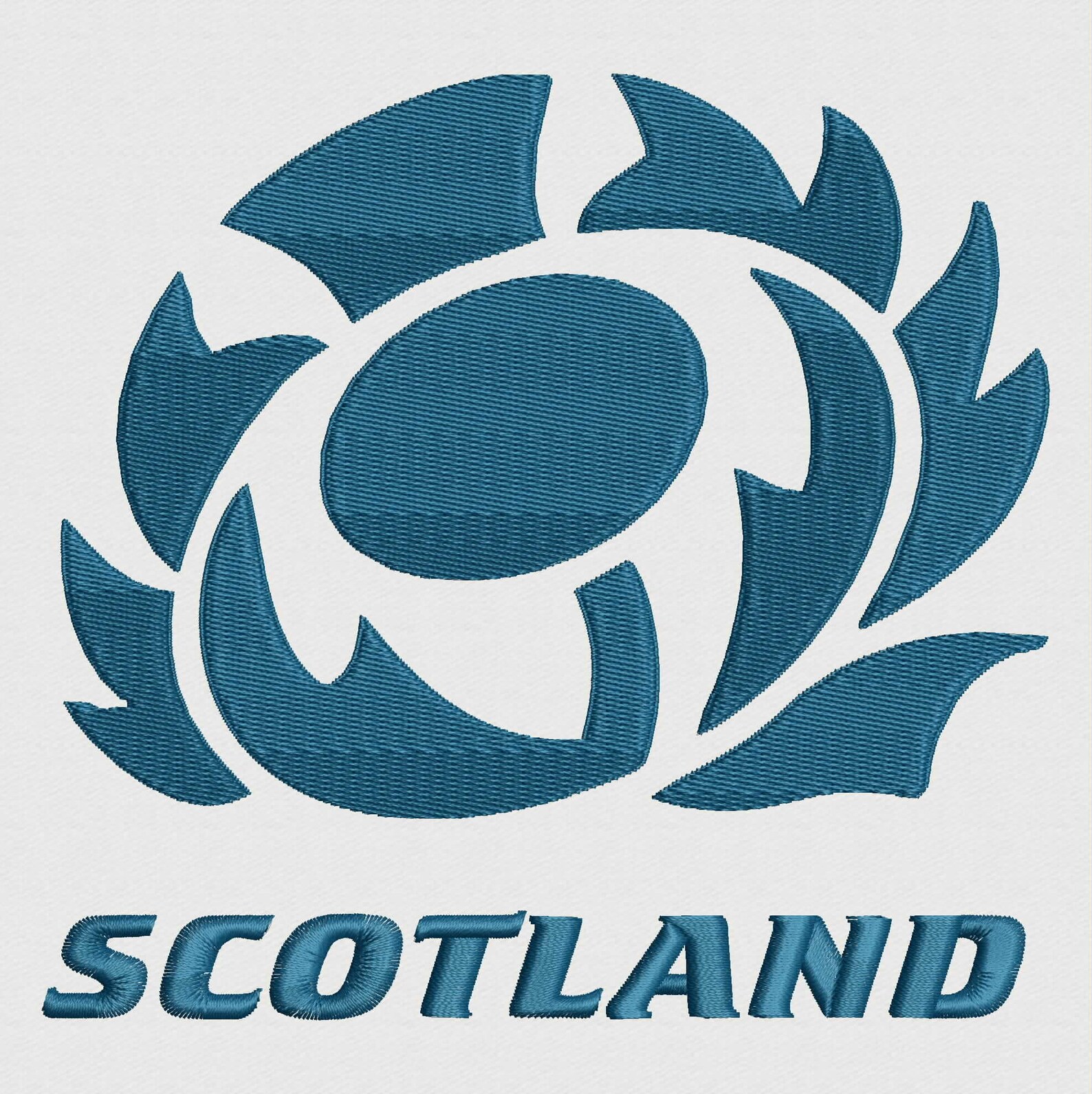 Scotland Rugby Team Logo Embroidery Design 4x4 and - Etsy