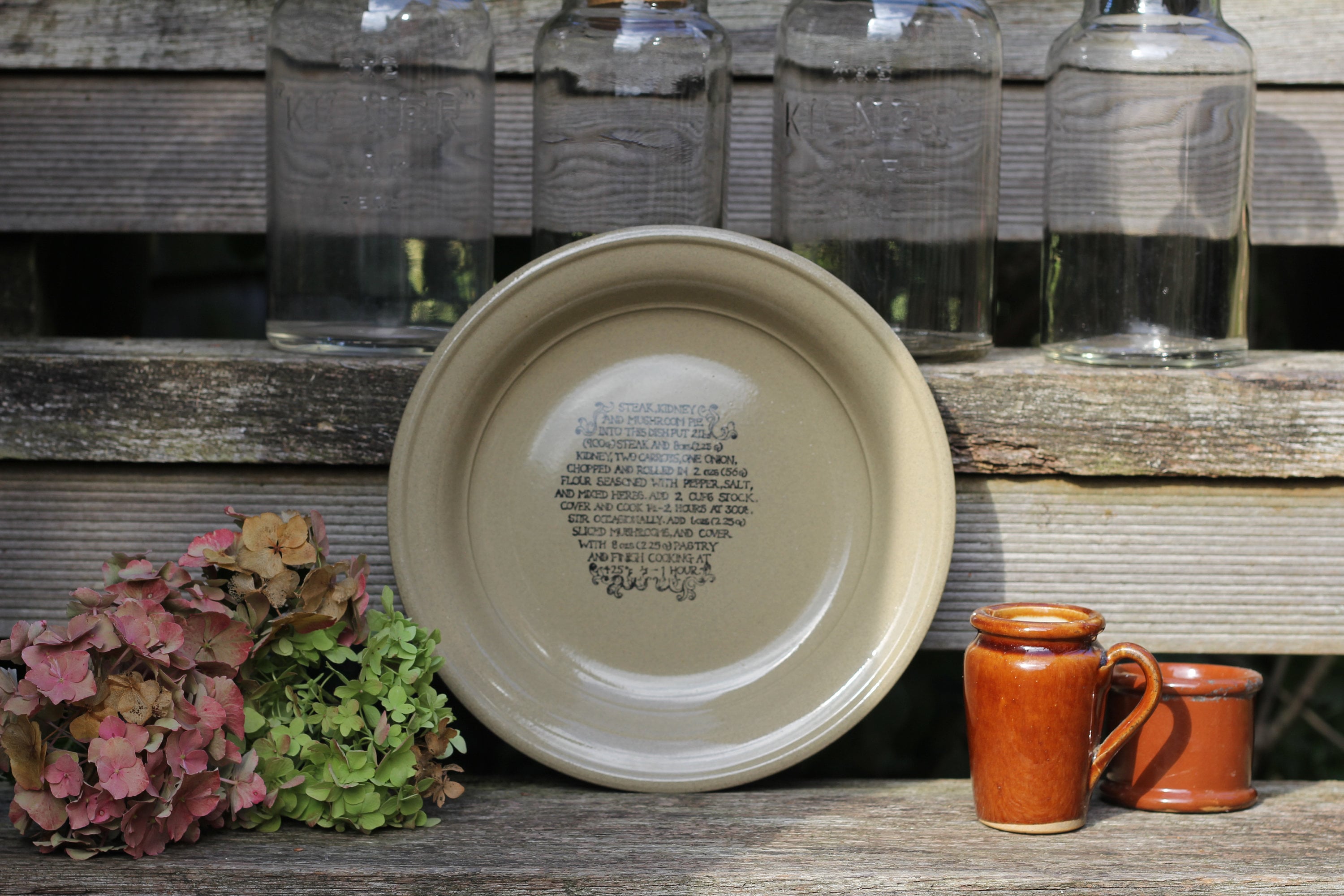 Vintage Moira Stoneware Pottery Pie Dish / Steak Kidney and - Etsy UK
