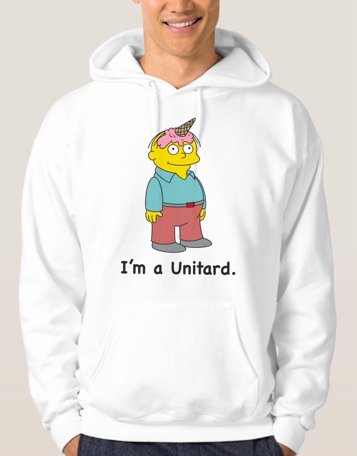 Simpsons- “i’m a Unitard.” Ralph Wiggums Hoodie/tshirt - Etsy