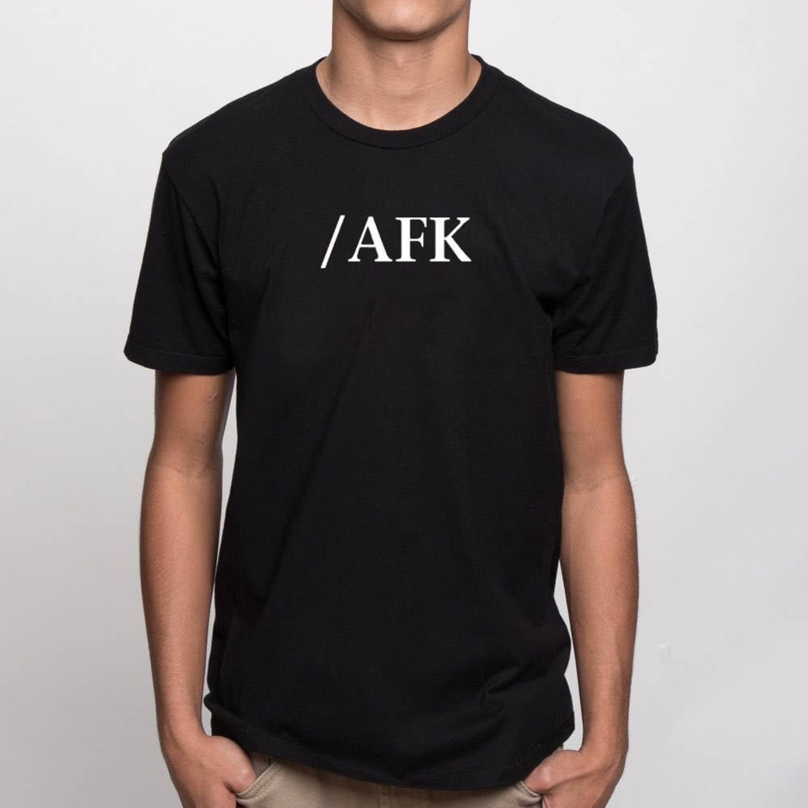 Funny—/afk Logo Tee—unique Mens T-shirt--logo, Pc,ps5,xbox Nerd Tee - Etsy