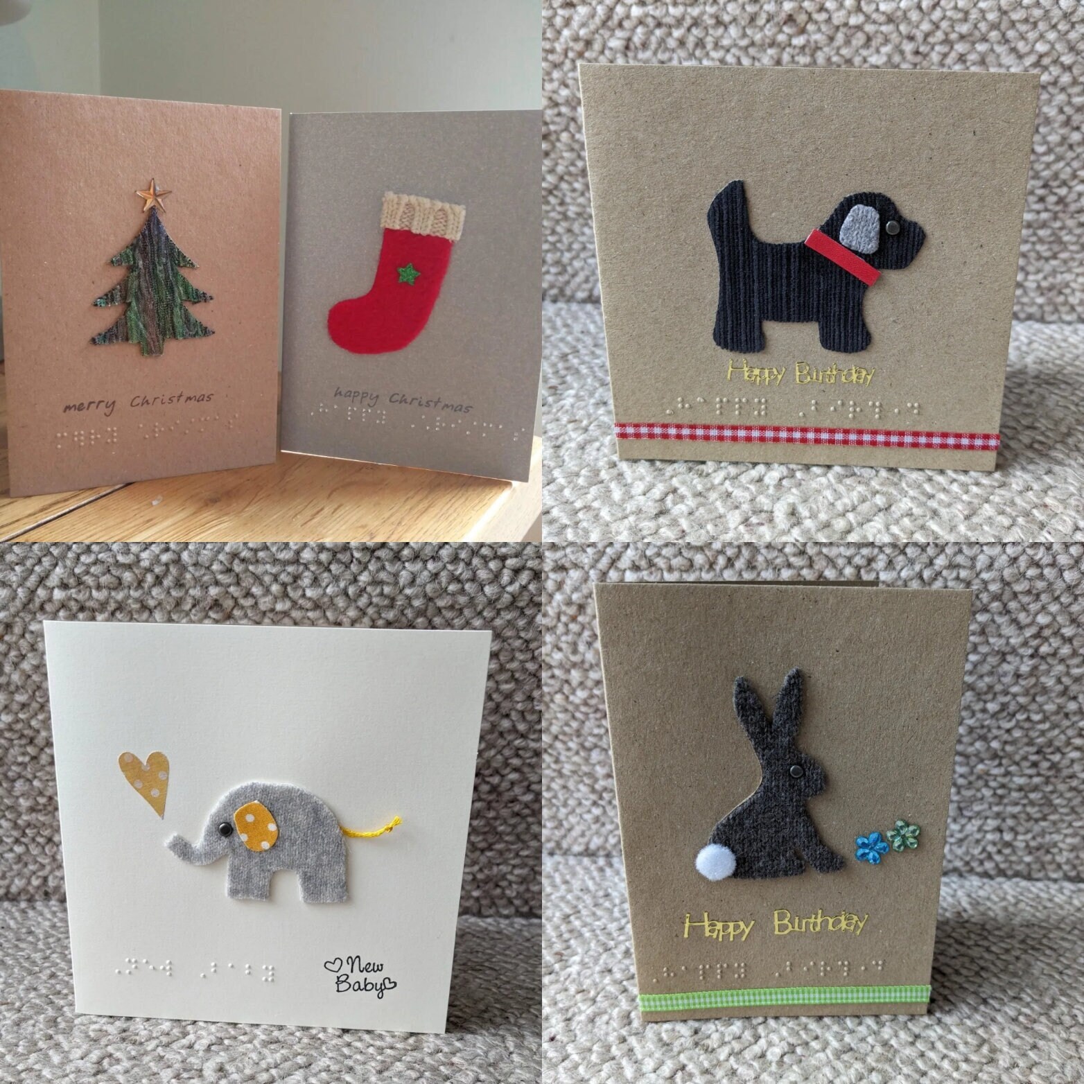 Tactile Brailled Cards. - Etsy