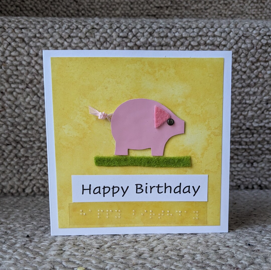Bespoke Braille/tactile Card - Etsy