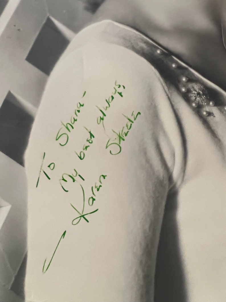 8 X 10 Autographed Glossy Photograph of Starlet Karen Steele - Etsy