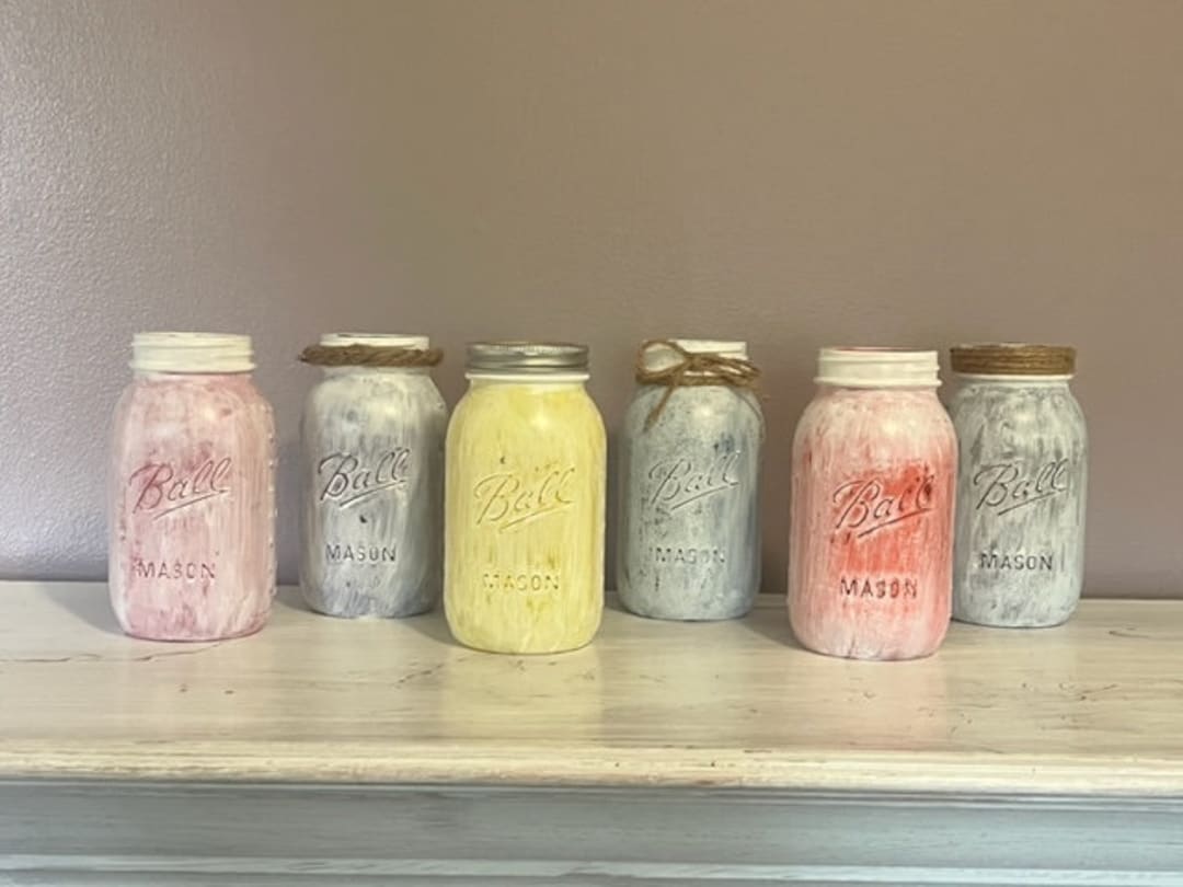 Primary Colors - Six Jar Set - Etsy