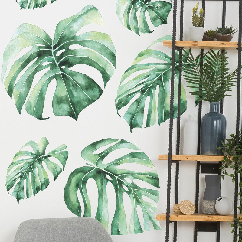Plant Wall Decals - Etsy