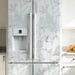 Fridge Wrap. Botanical Fridge Decal. Light Vinyl Cover for Refrigerator ...