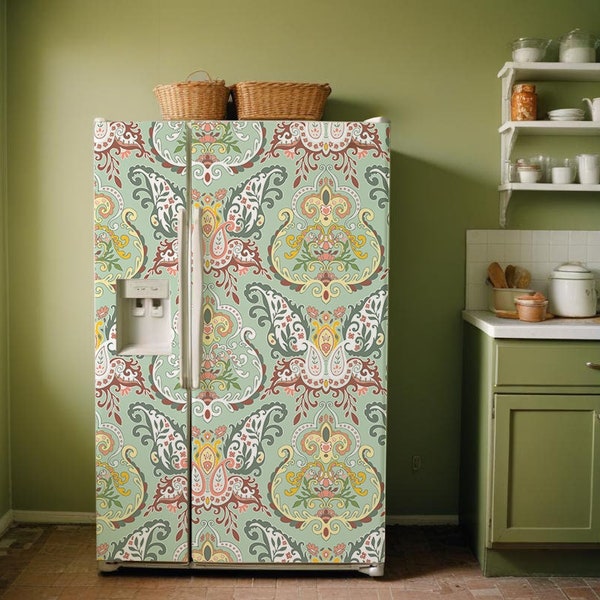 Vintage Floral Fridge Wrap - Etsy