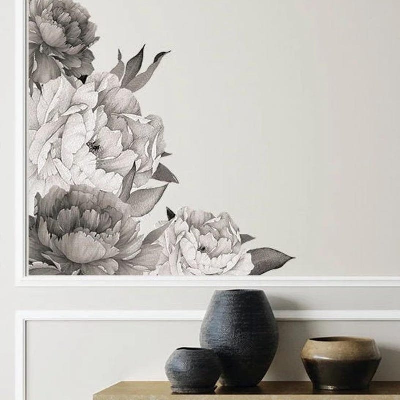 Floral Wall Decals - Etsy