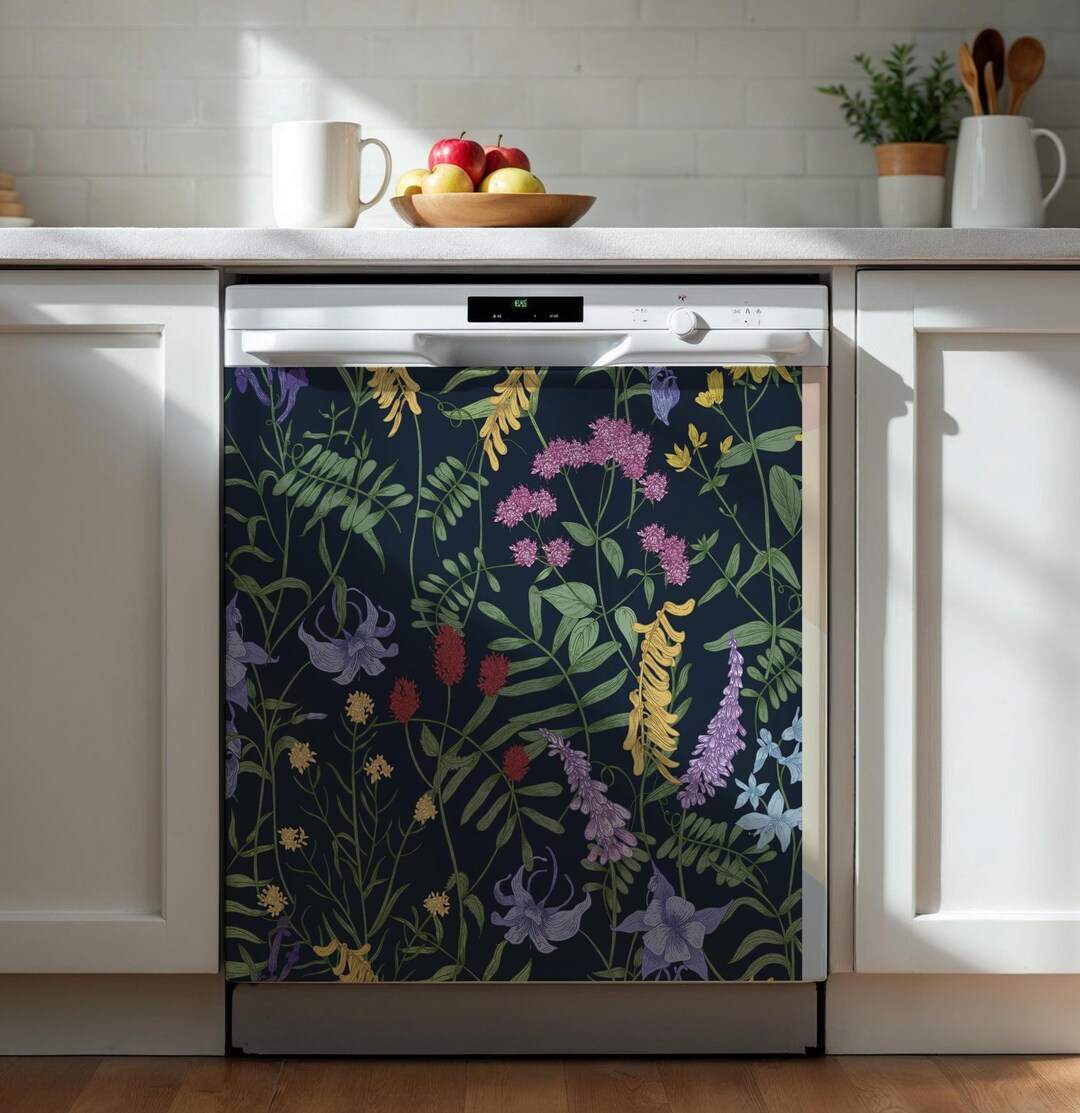 Dishwasher Magnetic Panel Cover -easily Revamp Kitchen! Decorate With ...
