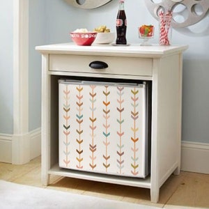 Vinyl Fridge Wrap With Geometric Pattern for Modern Kitchen Décor. Fits ...