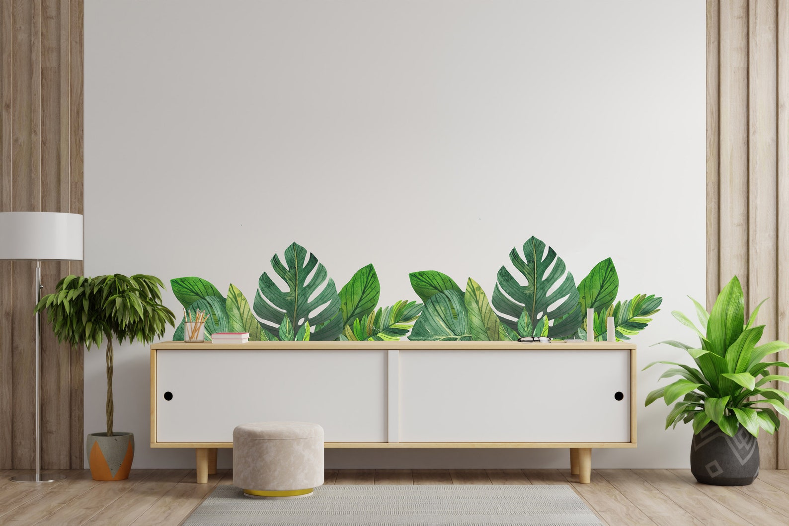 Jungle Theme Decor Jungle Leaves Decals Jungle Nursery | Etsy