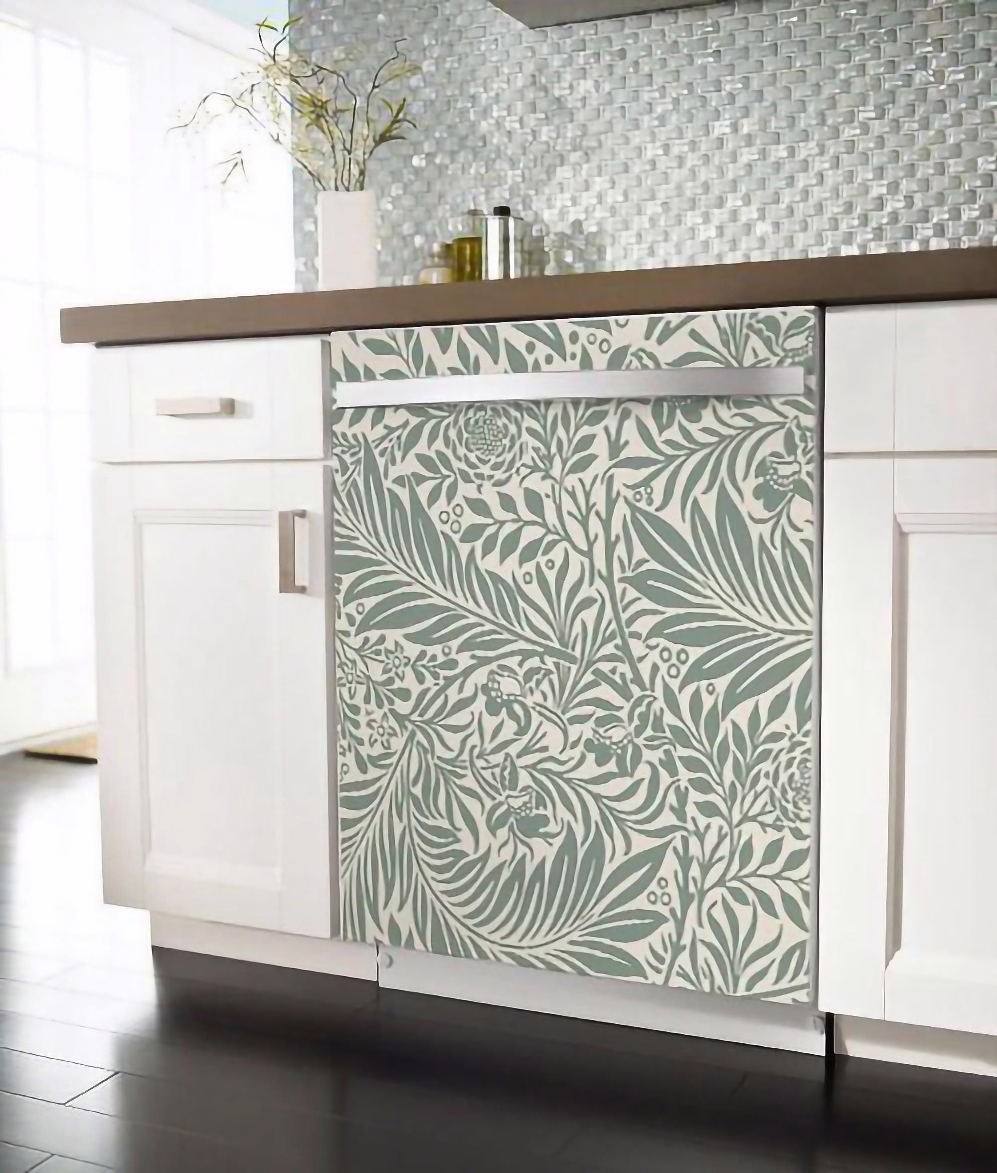 Magnetic Dishwasher Cover Panel - Instantly Revamp Your Kitchen With ...