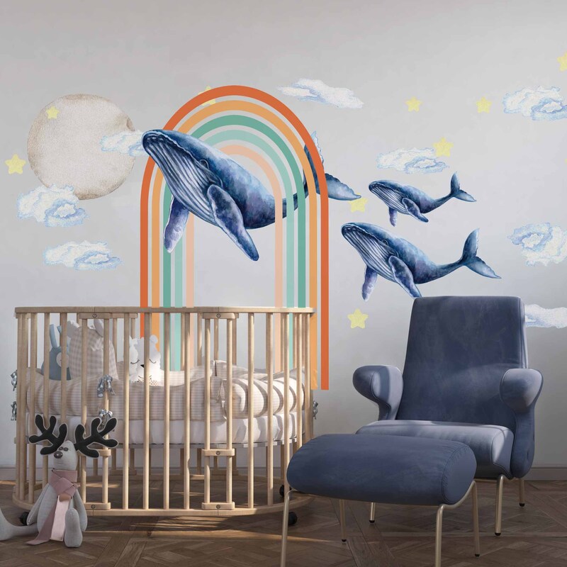 Ocean Theme Wall Decal - Etsy