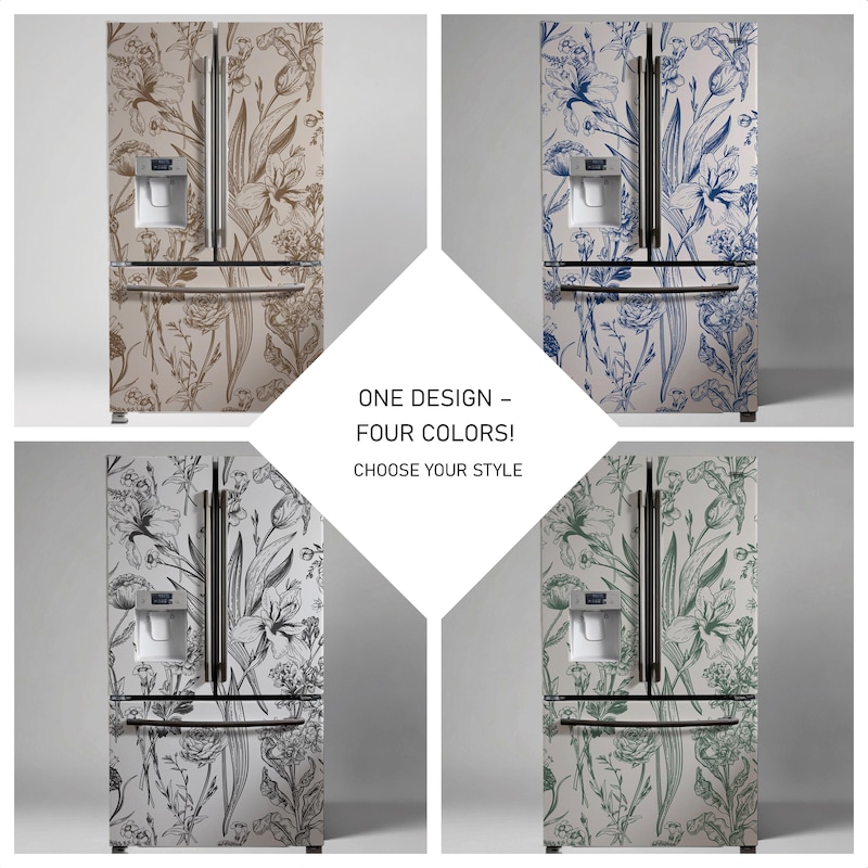 French Door Refrigerator With Bottom Freezer - Etsy