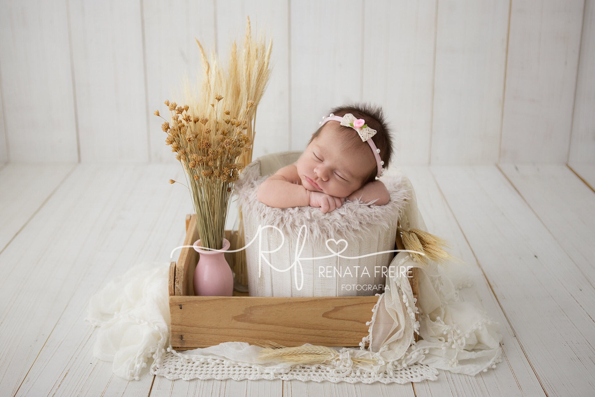 Boho Natural Digital Newborn Backdrop Background Prop - Etsy
