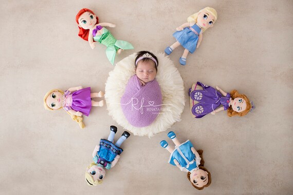 Princess Baby Girl Digital Newborn Backdrop/background Prop | Etsy