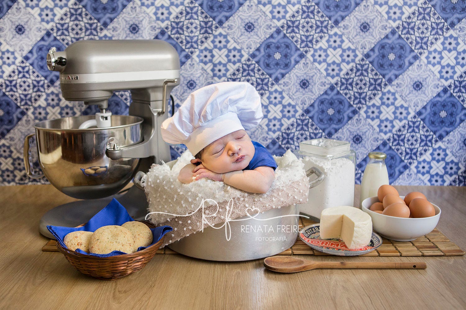 Little Chef Digital Newborn Backdrop/background Prop - Etsy