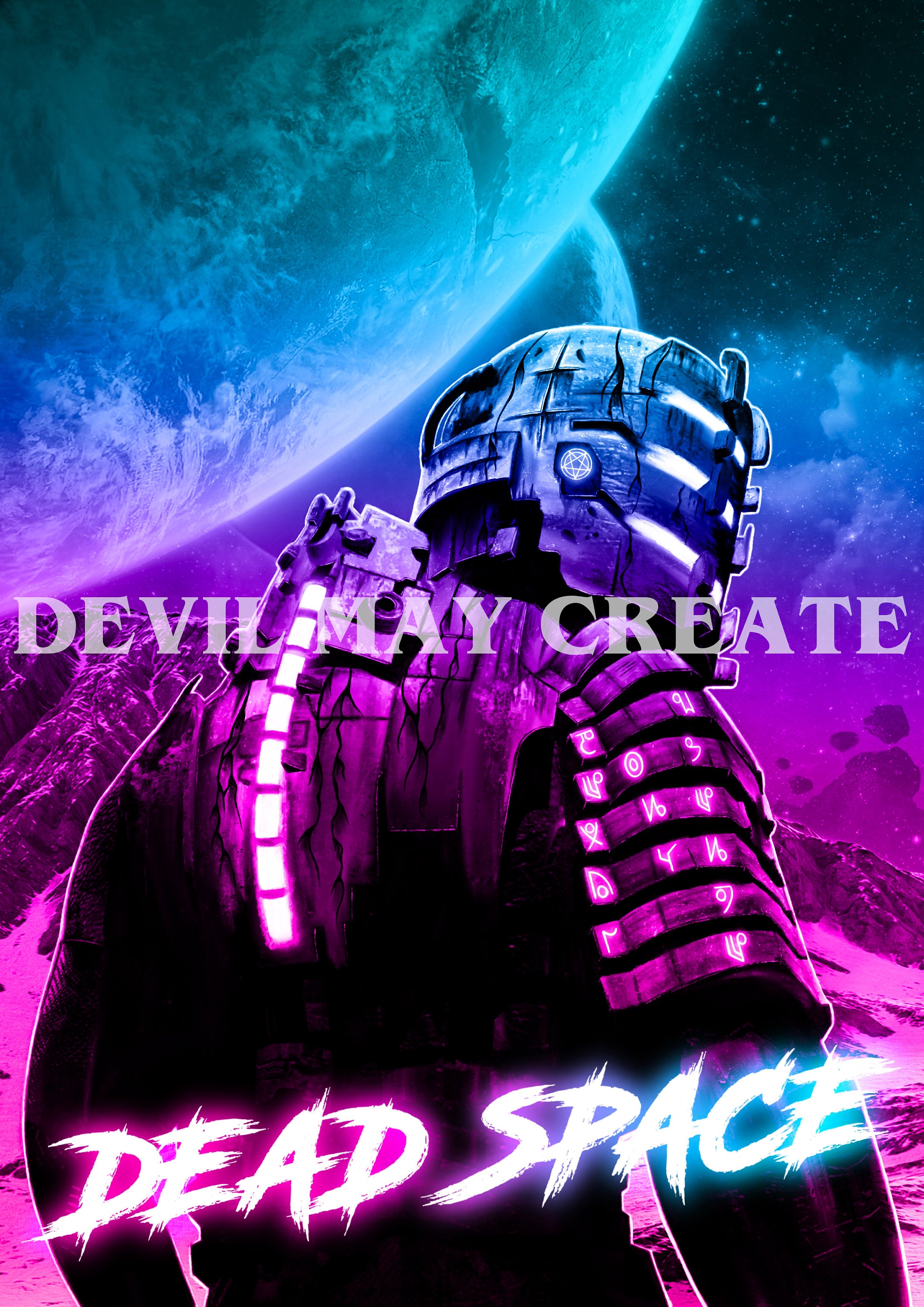 Dead Space Video Game Art Gaming Poster Video Game Decor | Etsy Canada