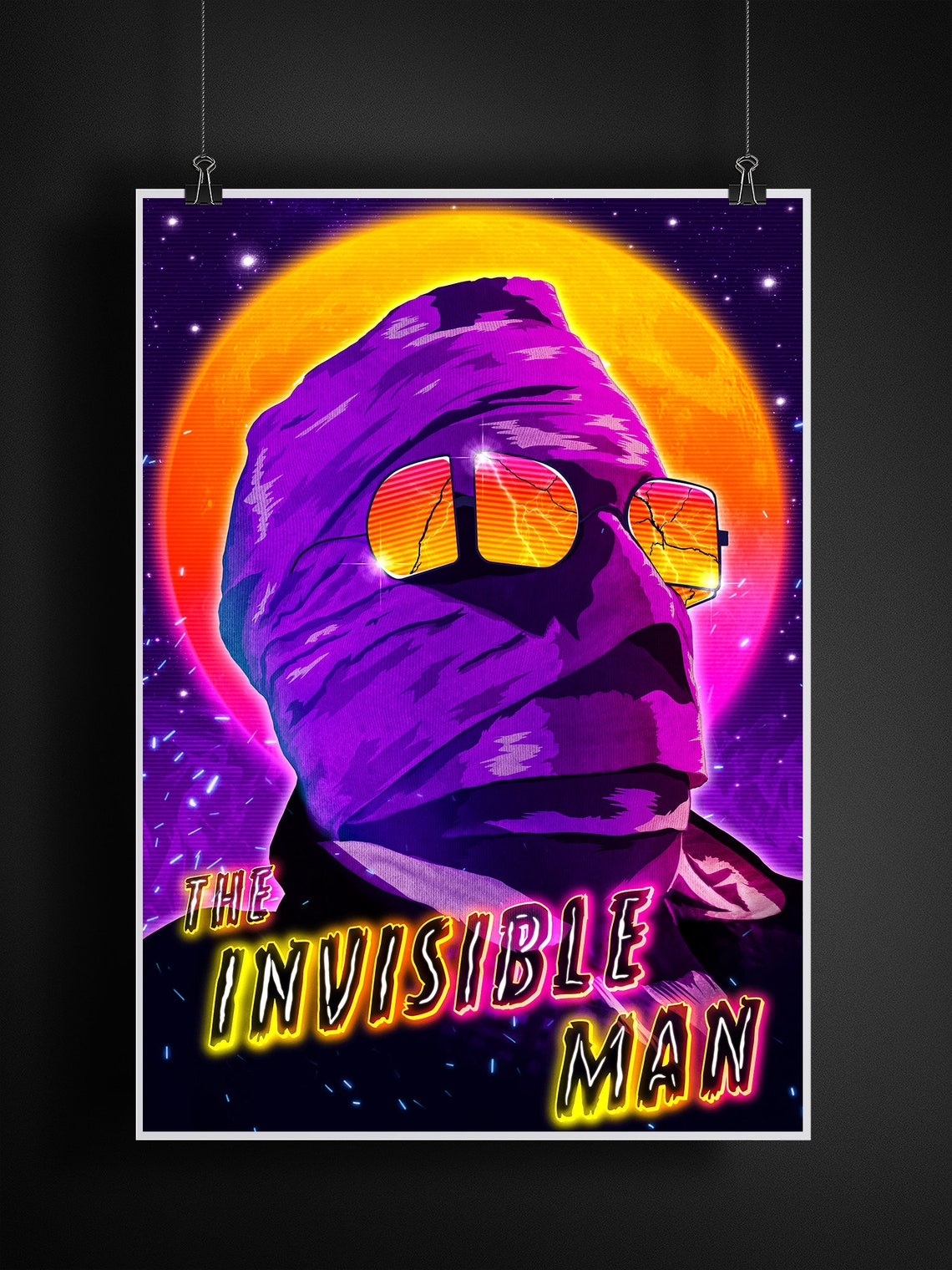Invisible Man Movie Poster Video Game Art Video Game Decor - Etsy UK