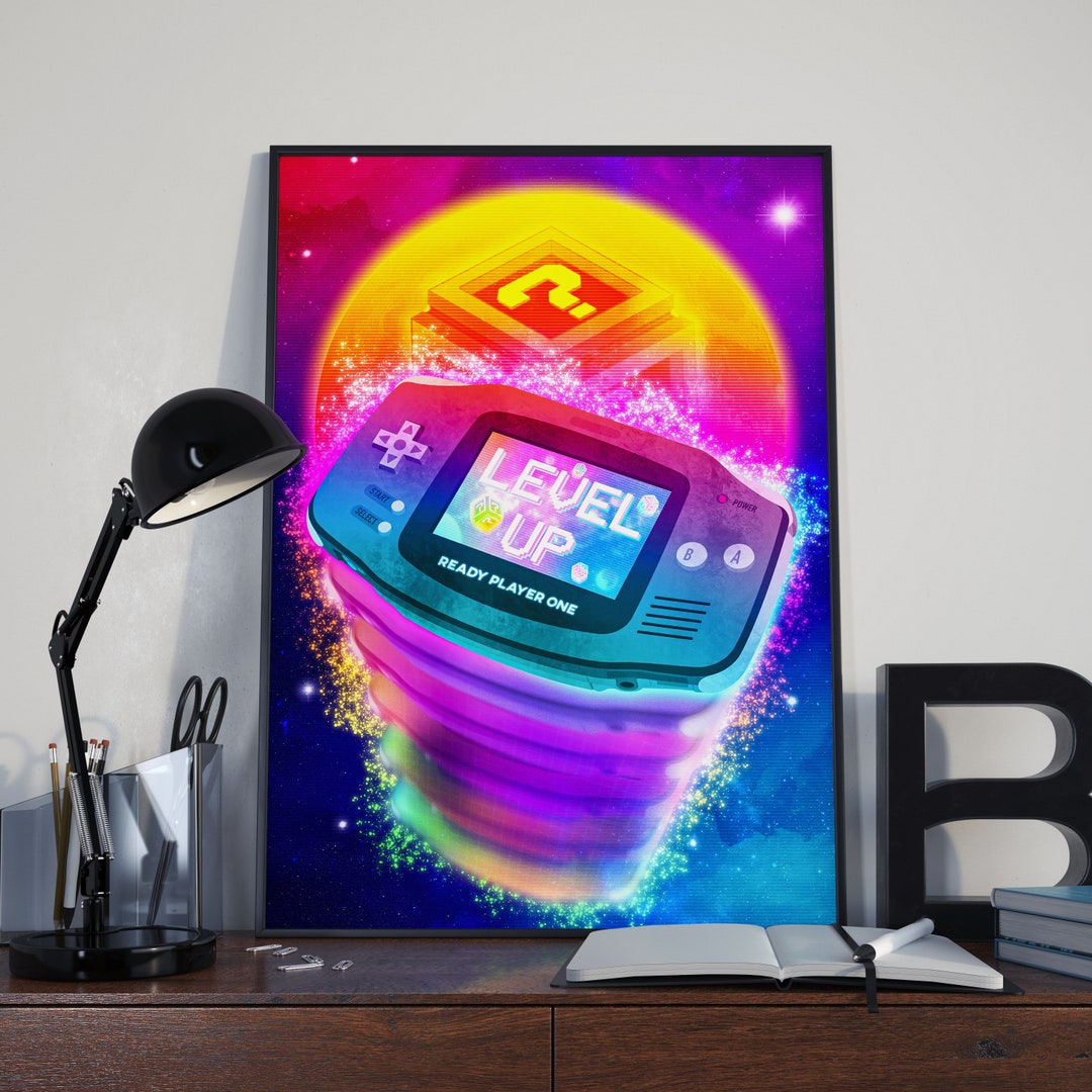Nintendo, Game Boy Advance, Video Game Decor, Gaming Poster, Video Game ...