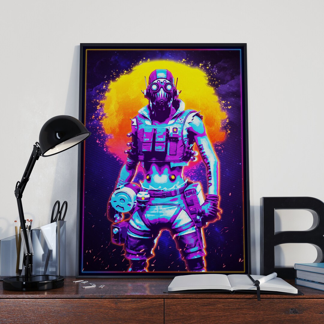 Apex Legends, Octane, Minimalist Print, Video Game Decor, Gaming Poster ...