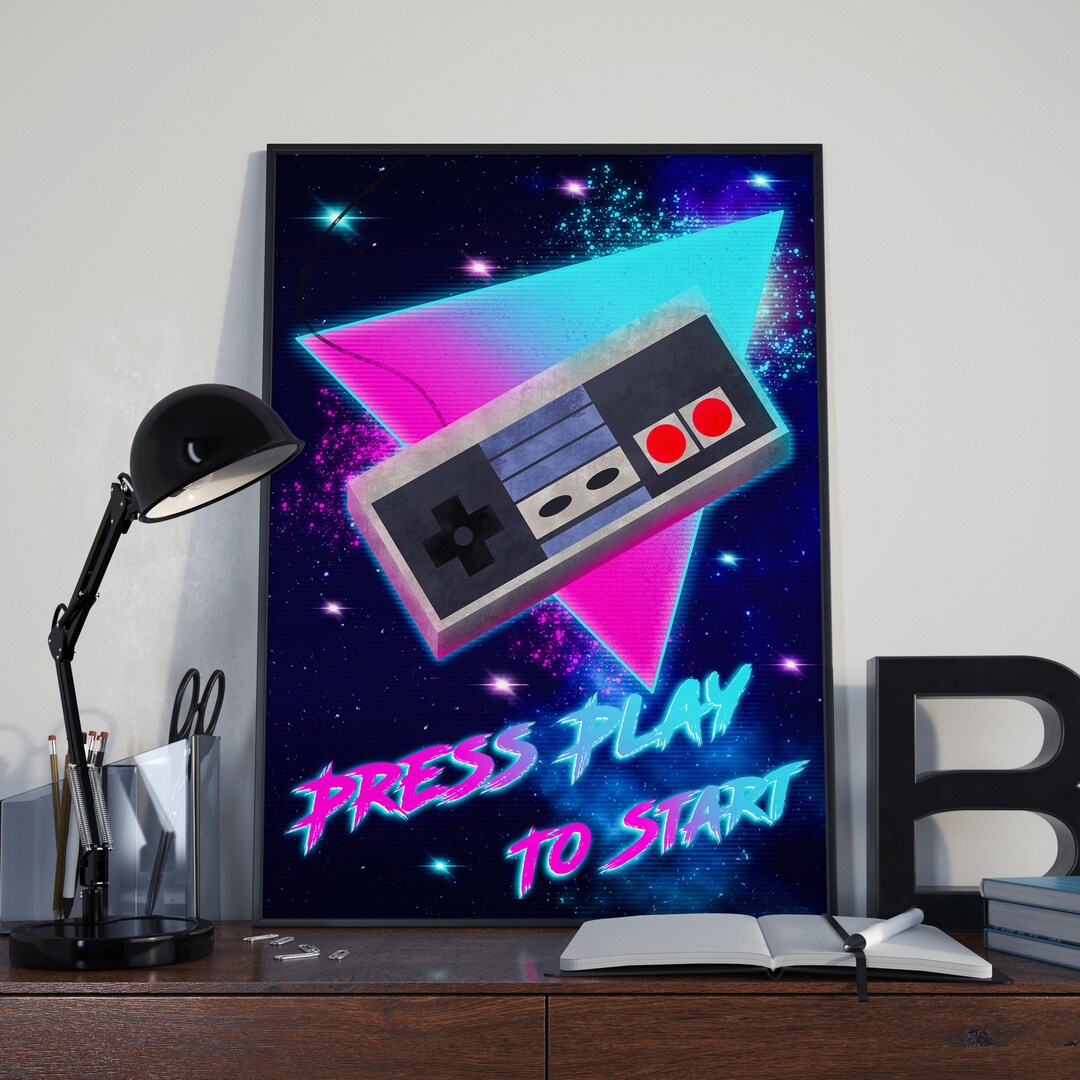 Nintendo, NES, Video Game Decor, Gaming Poster, Video Game Decor ...