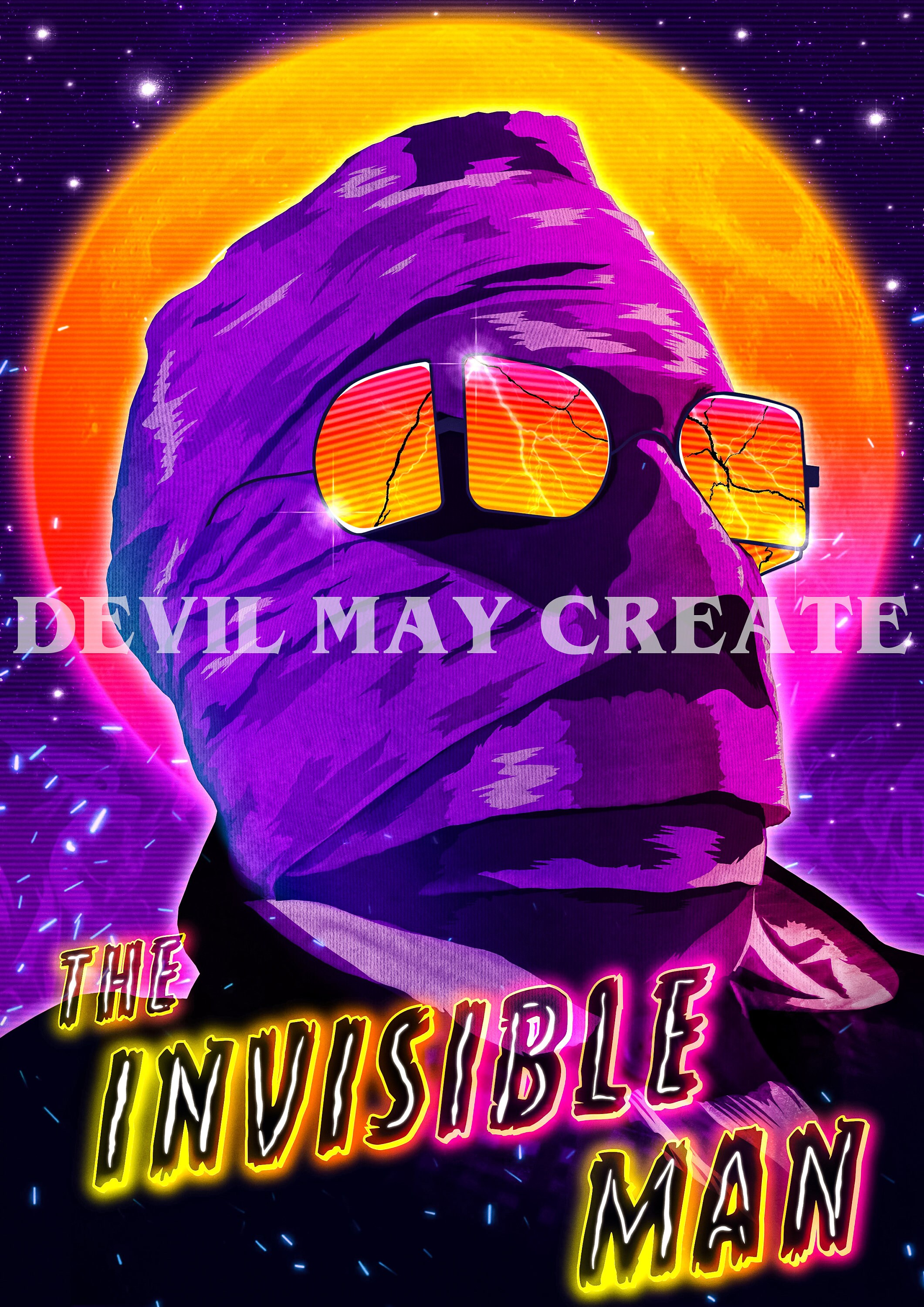 Invisible Man Movie Poster Video Game Art Video Game Decor - Etsy UK