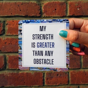 Unique Affirmations Self Love Bundle Square Cards Wall Prints Original ...