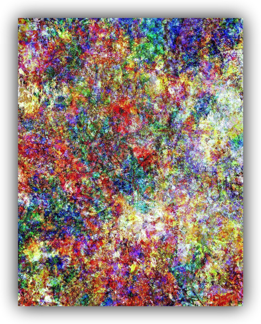 Multicolour Abstract Art Print/nature Inspired/gift Idea - Etsy