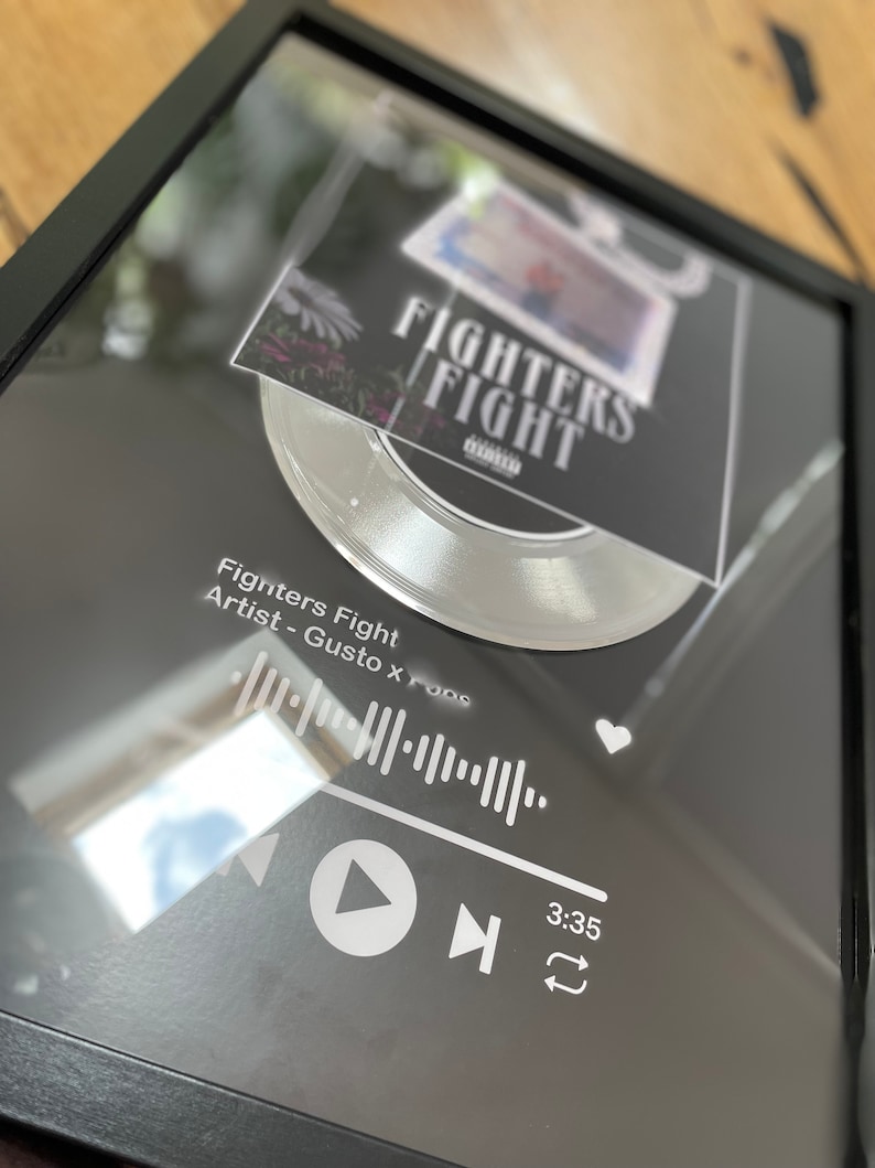 Personalized Music Plaque for Music Gift - Custom Vinyl Record Best Man ...