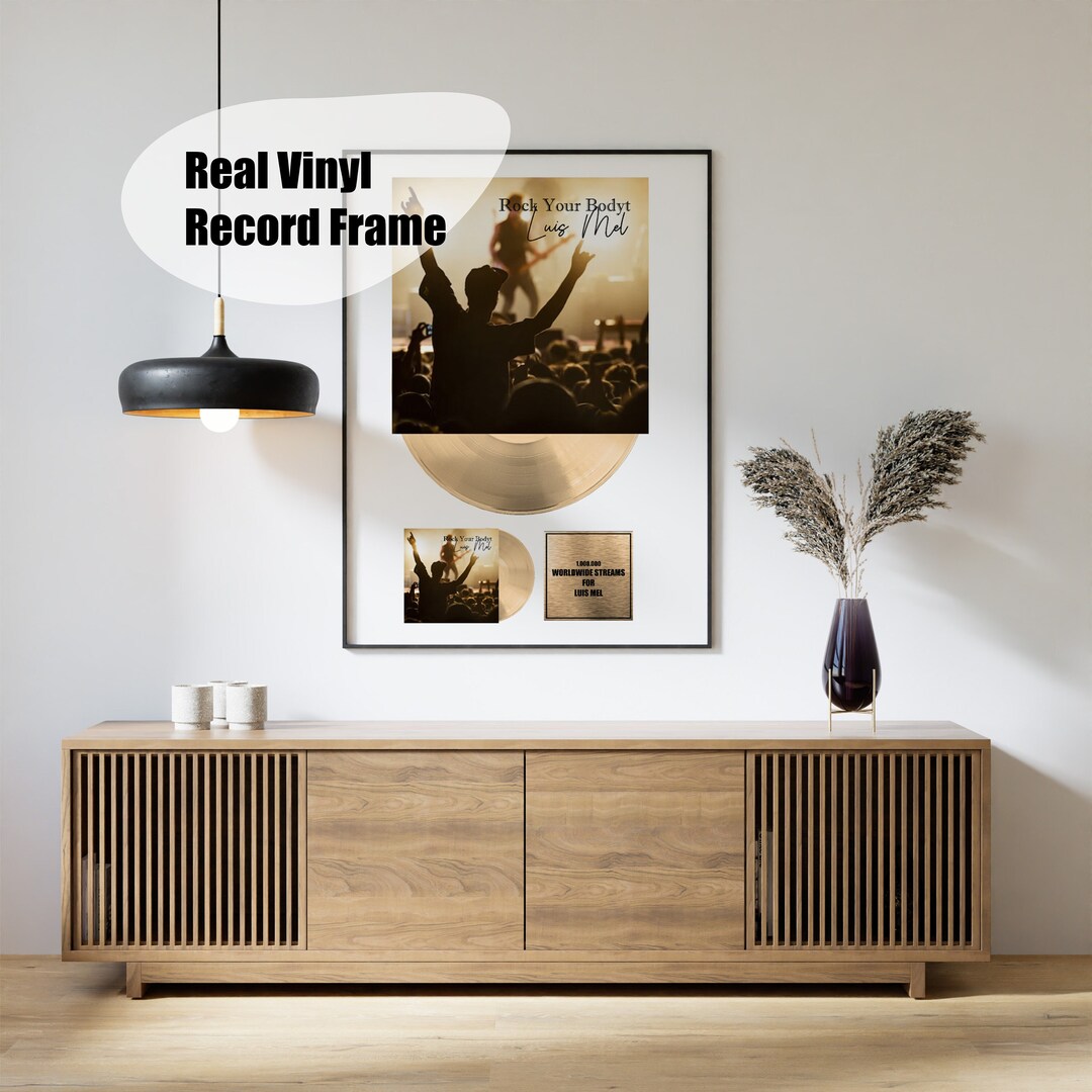 Gold Vinyl Record Custom Wedding Gift for Memories Custom Plaque for ...