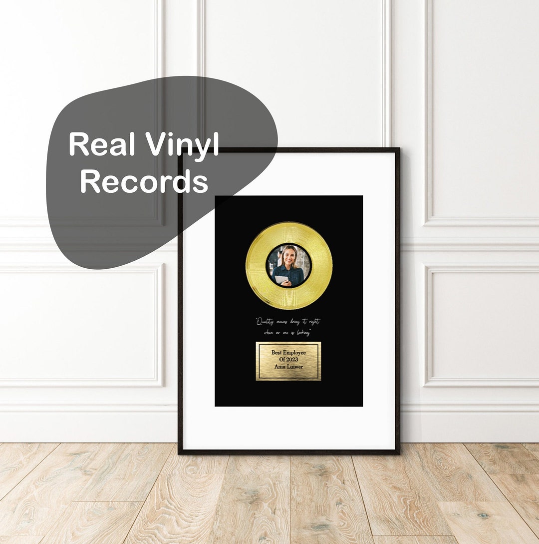 Customized Vinyl Record for Best Employee - Customizable Recognition ...