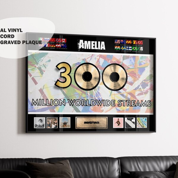 Vinyl Record Plaque Real Vinyl Record - Etsy